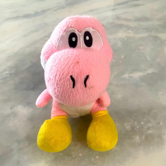 Nintendo | Toys | Official Nintendo Super Mario Pink Yoshi Plush | Poshmark